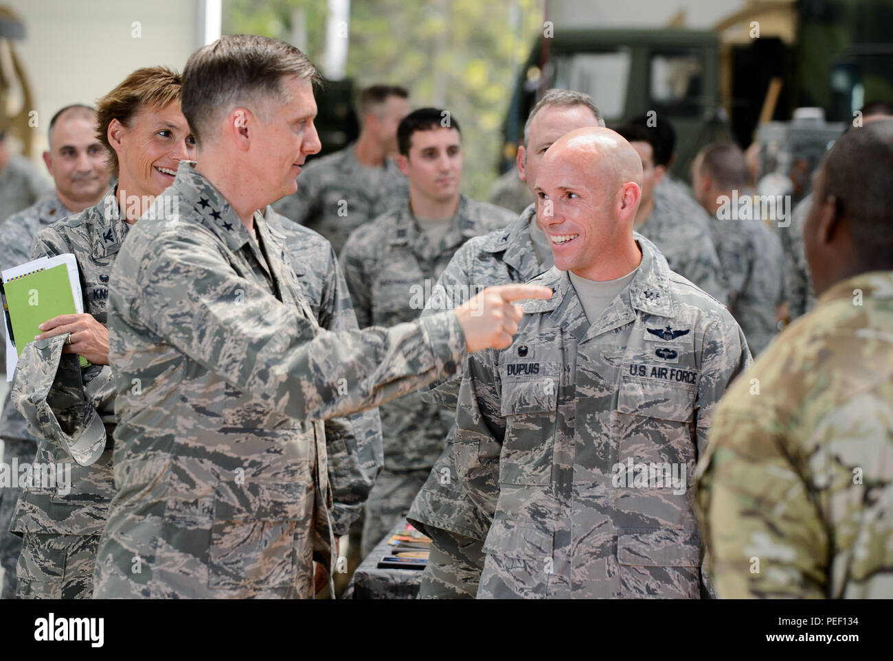 Lt. Col. Justin Dupuis, 2nd Air Support Operations Squadron commander ...