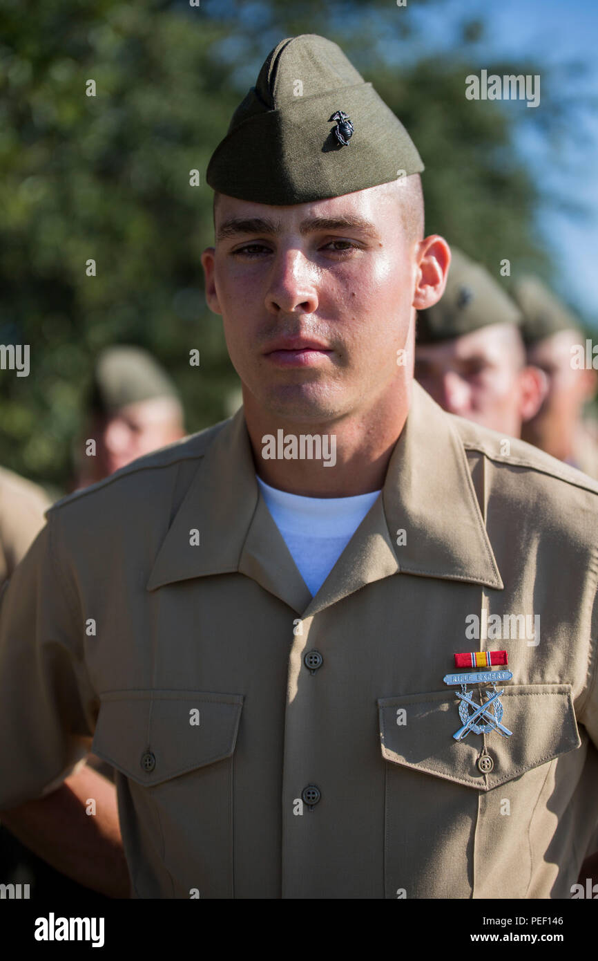 Pfc. Ryan R. Lusignan, with Platoon 3061, Mike Company, 3rd Recruit ...
