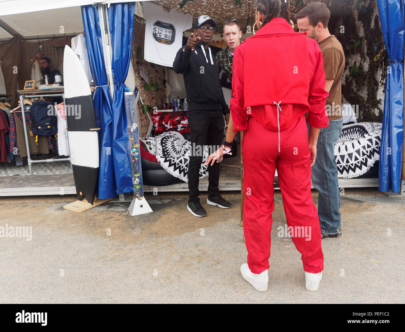 Boardmasters Roxy Open Surfing Contest, Juliette Lacome French surfer ...