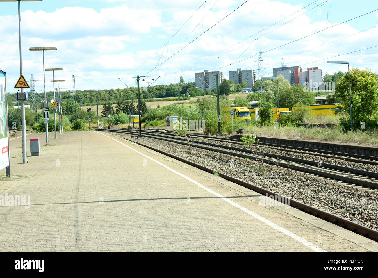 Railway track and station single and multiple tracks Railroad Waiting ...