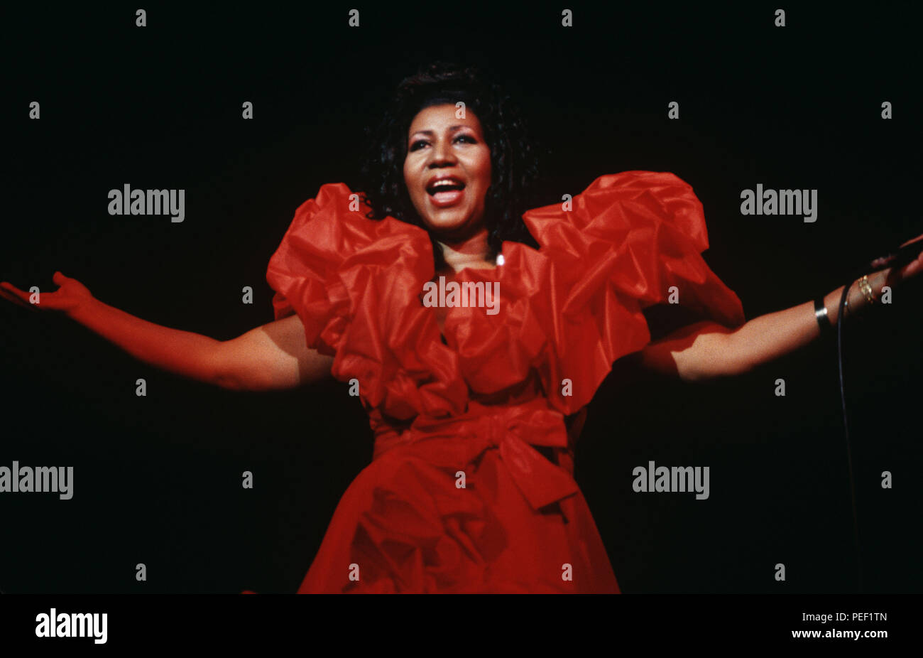 Aretha Franklin is an American singer, songwriter and pianist commonly ...