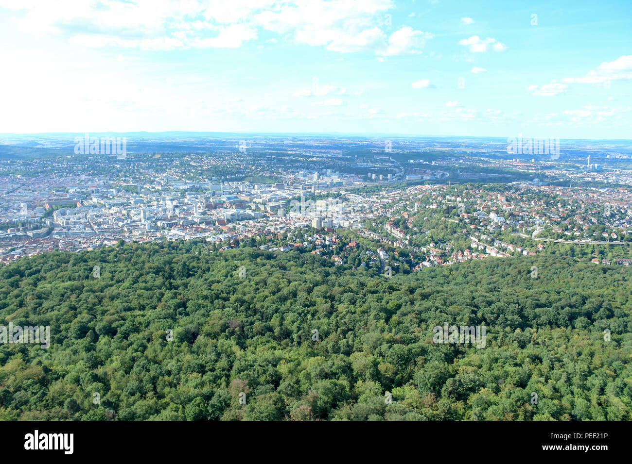 Amazing Landscape view on the beautiful forests, alpine mountains and ...