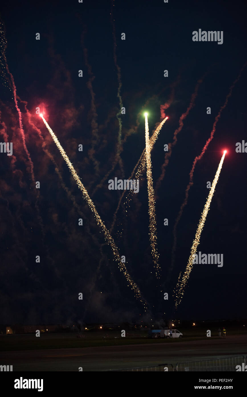 Multicolor fireworks celebration Stock Photo - Alamy