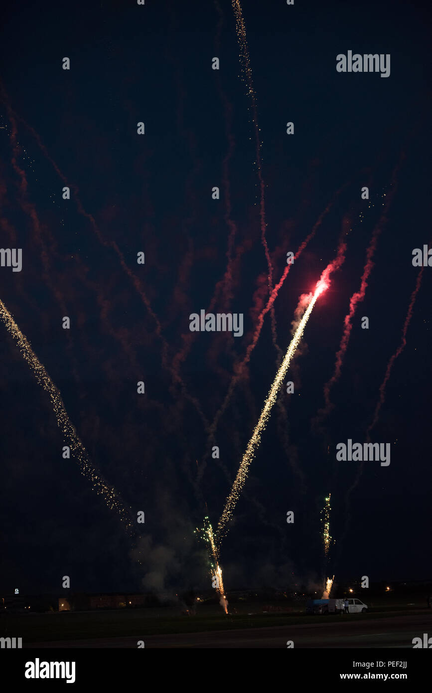 Multicolor fireworks celebration Stock Photo - Alamy