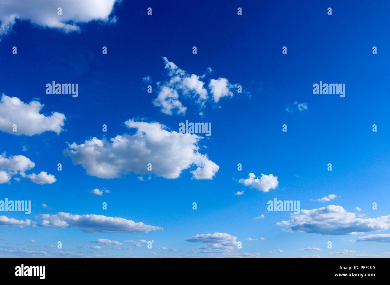 blue sky background with clouds Panorama of the blue sky with clouds ...
