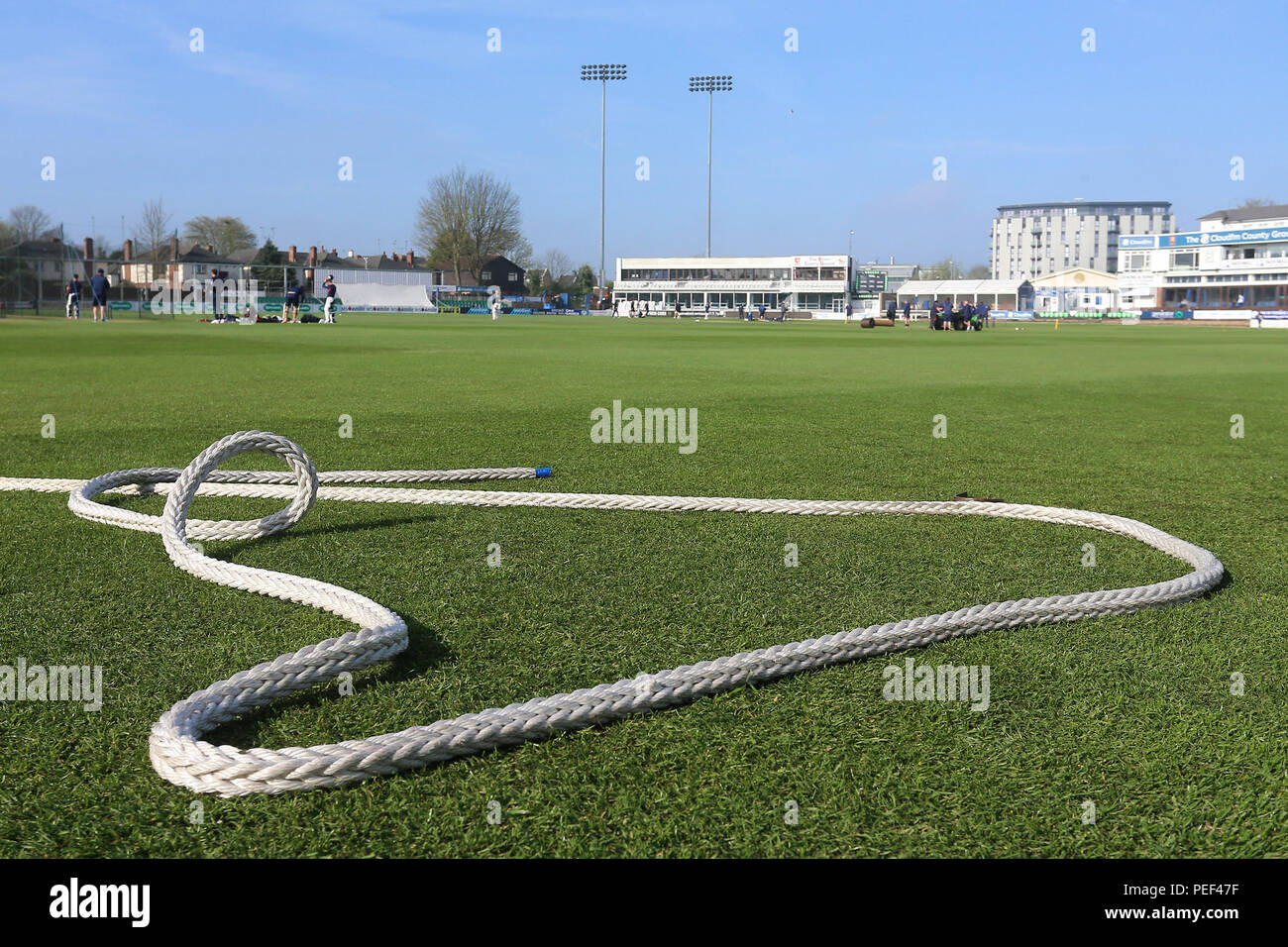 The boundary rope during Essex CCC vs Durham MCCU, English MCC ...