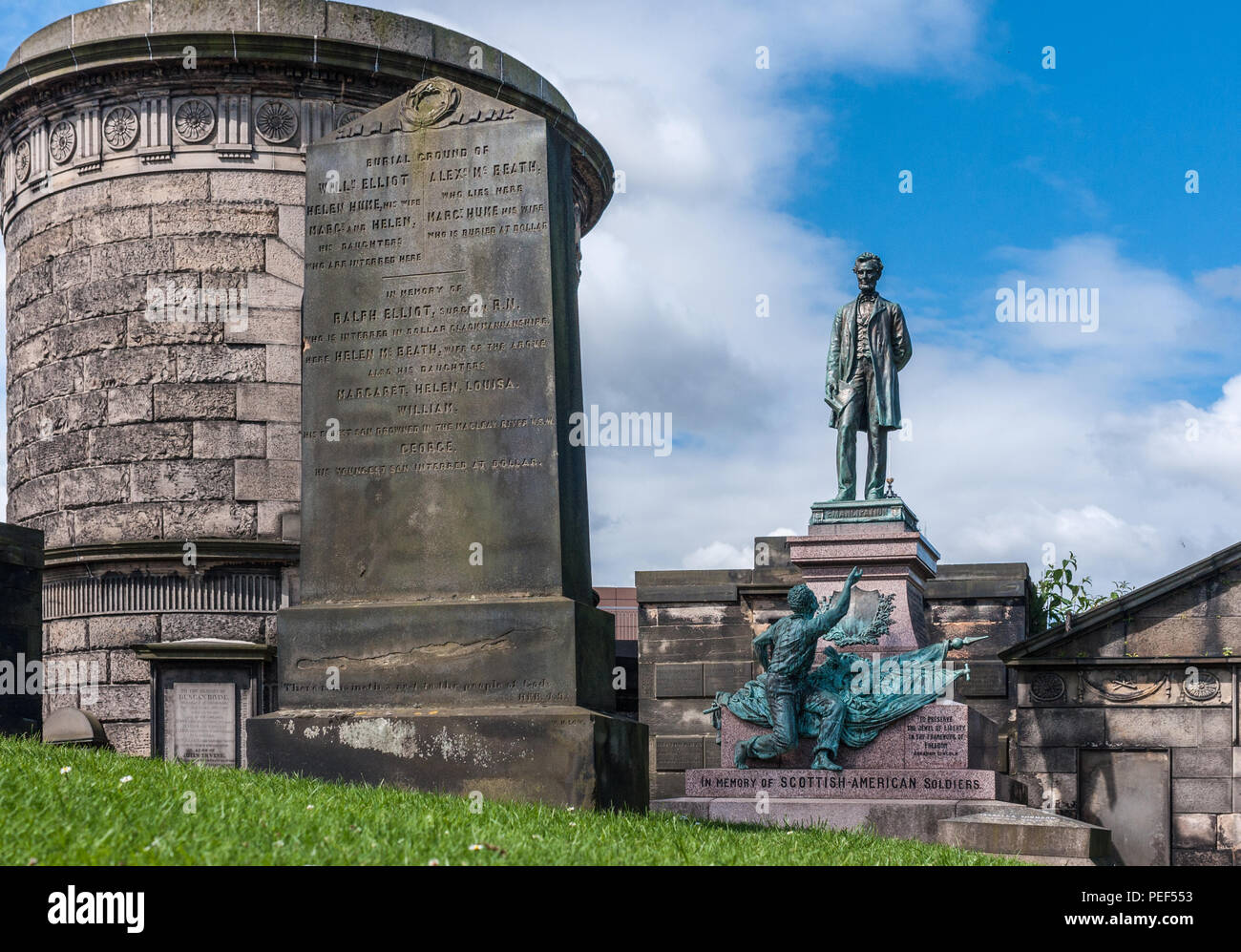 Old calton cemetery hi-res stock photography and images - Alamy