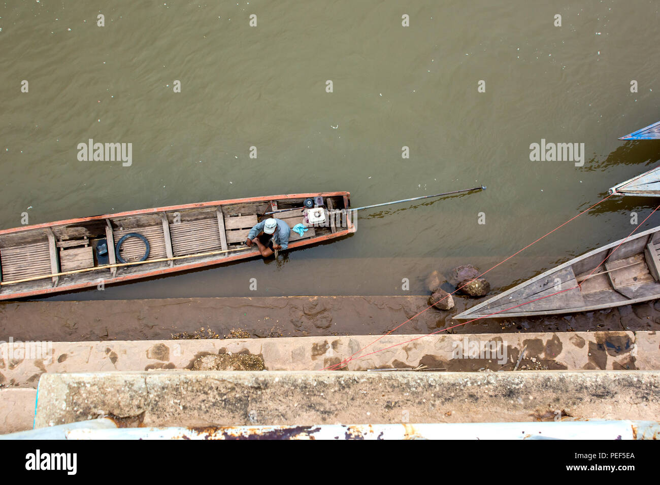Mekong River, Khemarat District, Ubon Ratchathani, Thailand Stock Photo ...
