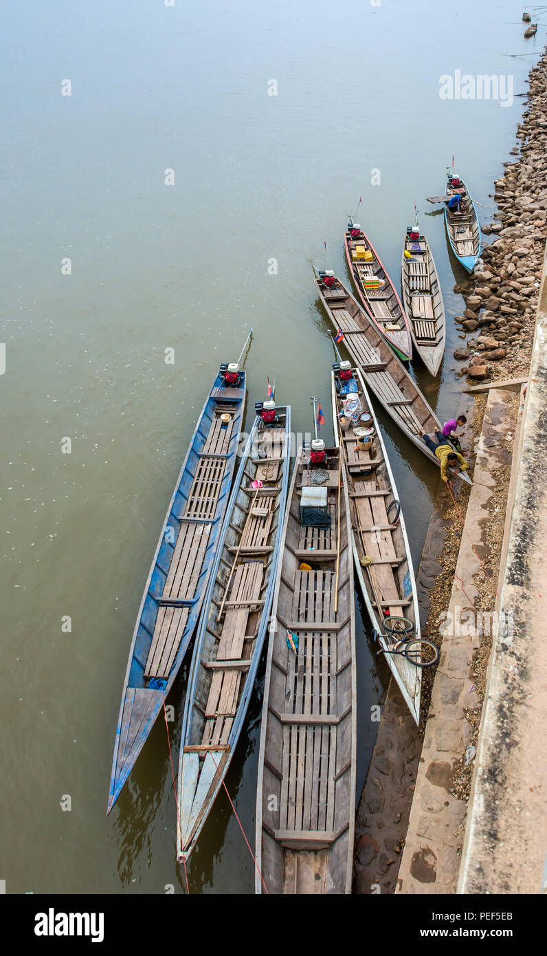 Mekong River, Khemarat District, Ubon Ratchathani, Thailand Stock Photo ...