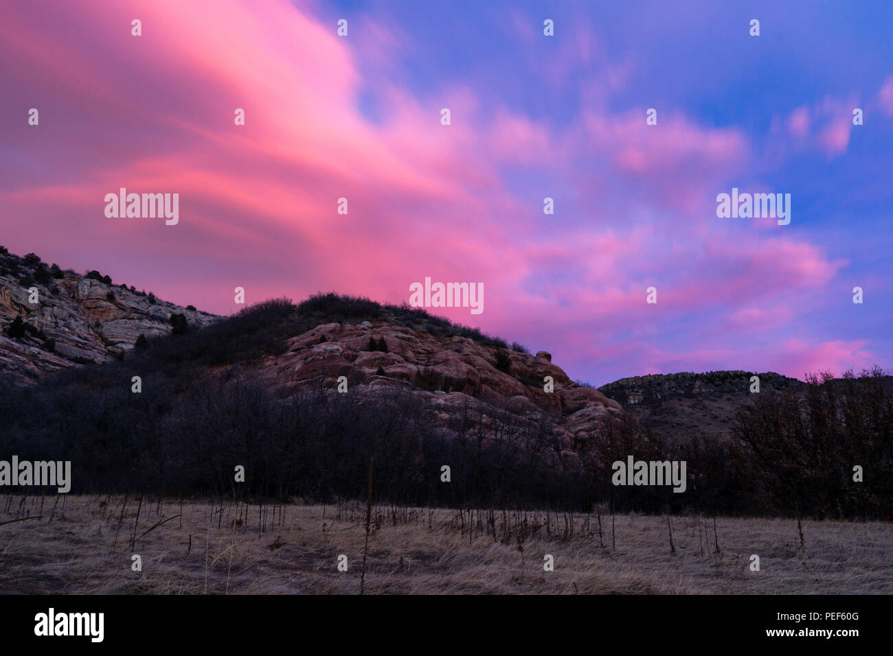 Hiking and biking trails near Ken Caryl, Colorado Stock Photo - Alamy