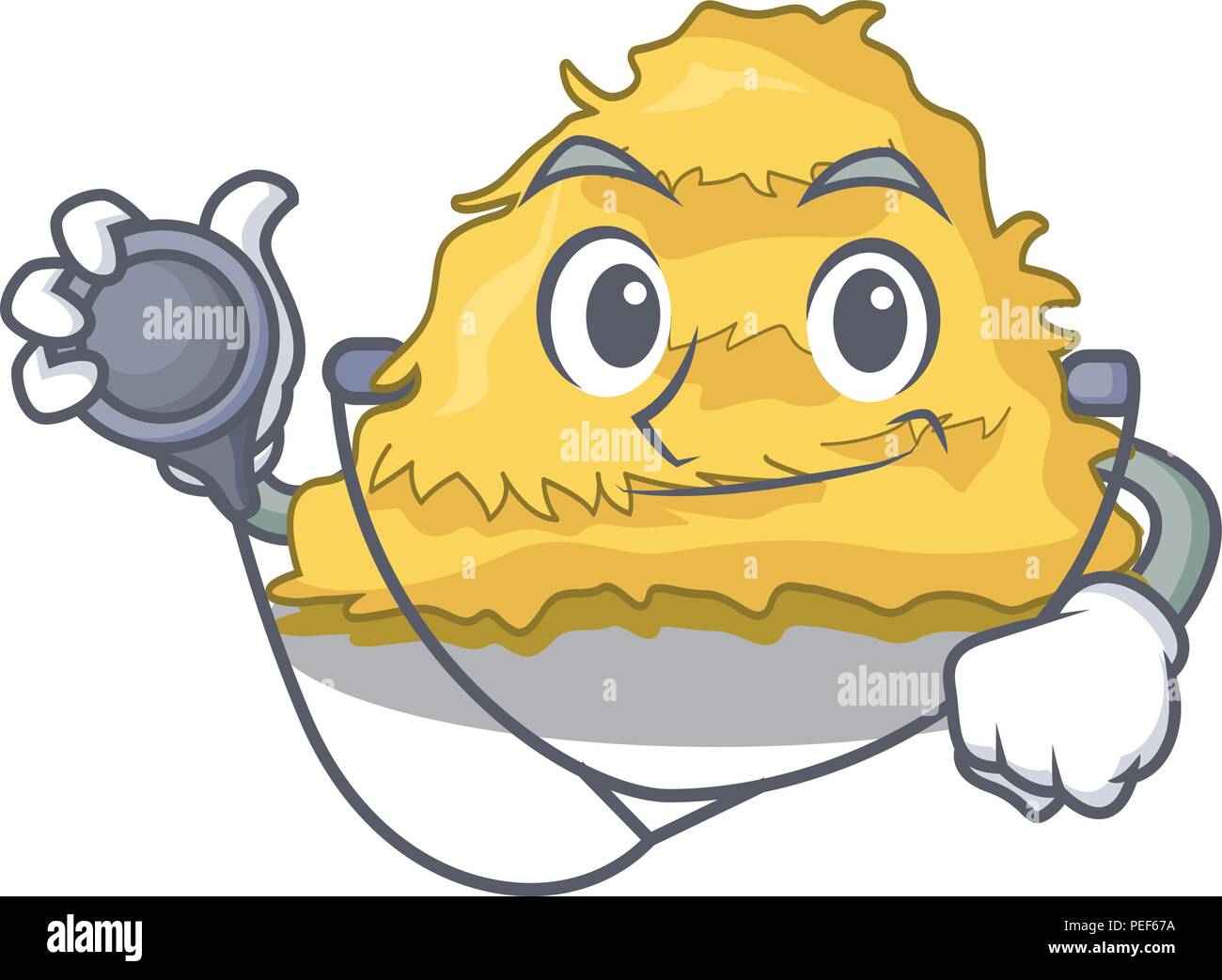 Doctor hay bale character cartoon Stock Vector Image & Art - Alamy