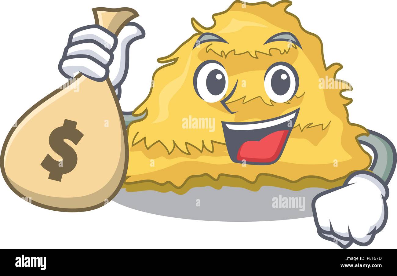 With money bag hay bale character cartoon Stock Vector Image & Art - Alamy
