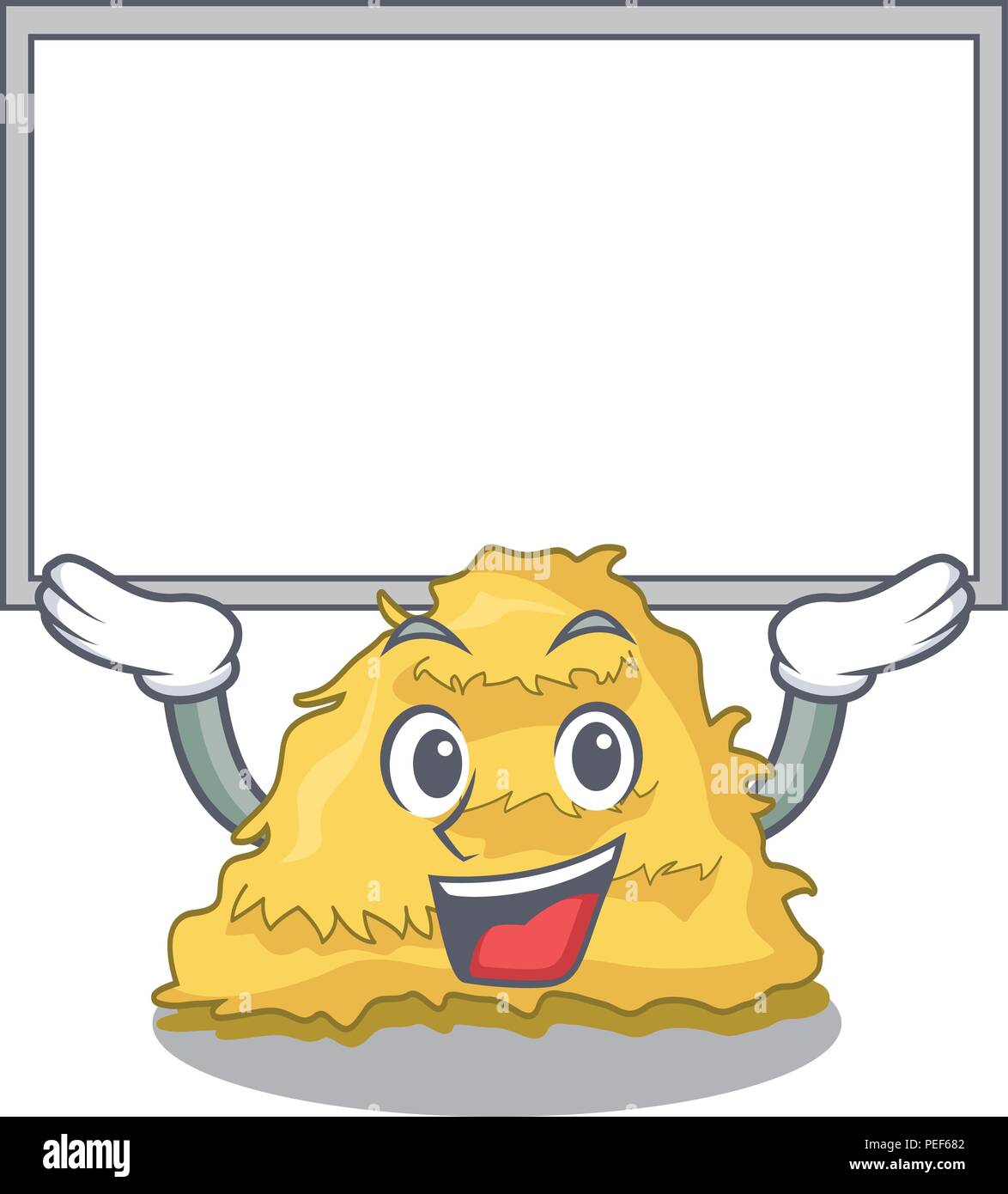 Up board hay bale character cartoon Stock Vector Image & Art - Alamy