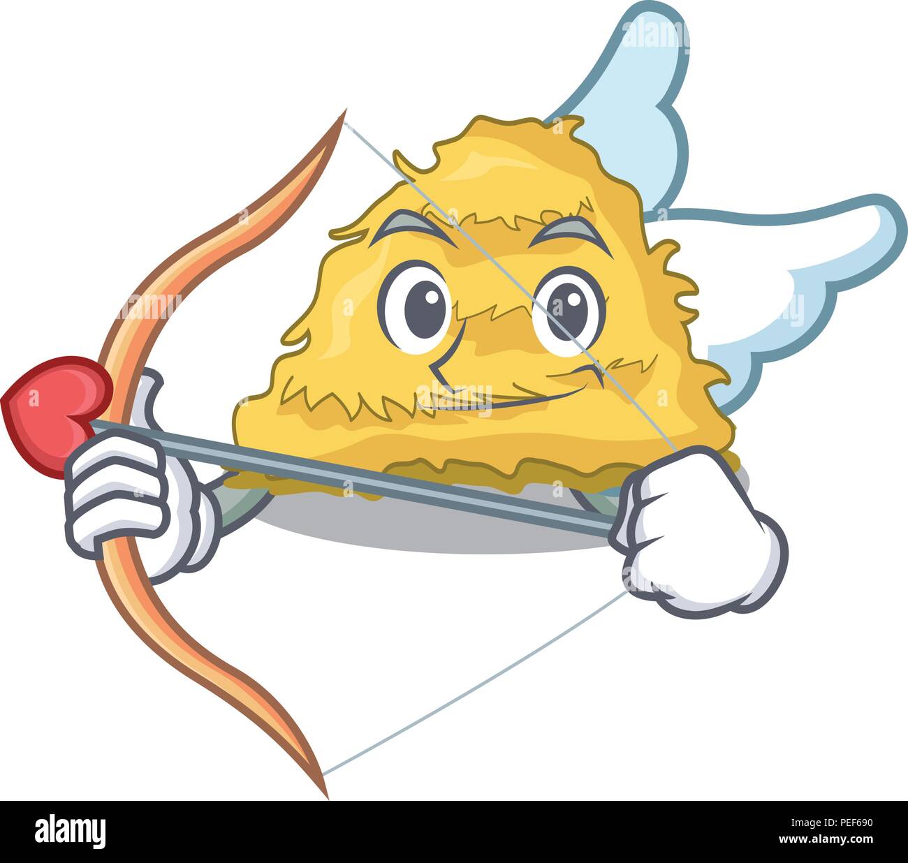 Cupid hay bale character cartoon Stock Vector Image & Art - Alamy