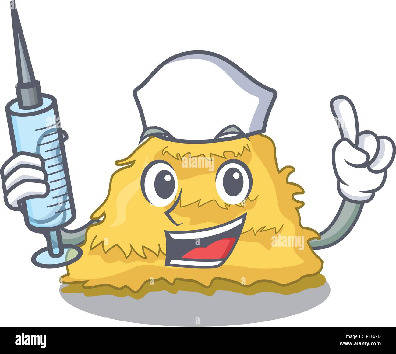 Nurse hay bale character cartoon Stock Vector Image & Art - Alamy