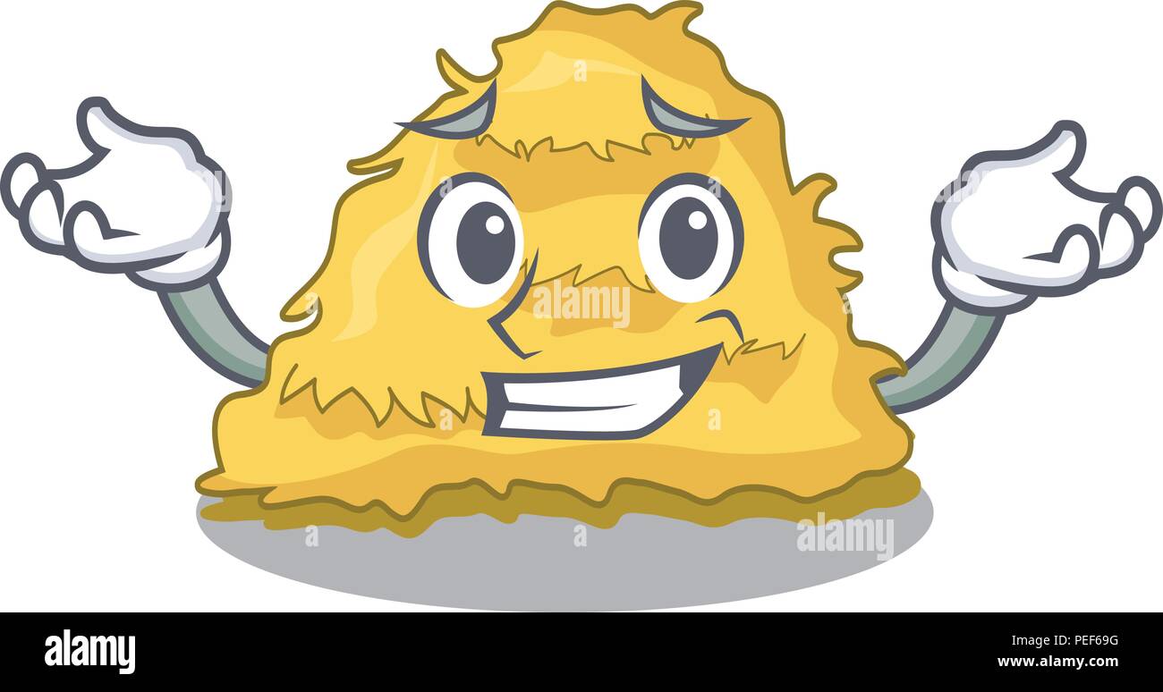 Grinning hay bale character cartoon Stock Vector Image & Art - Alamy