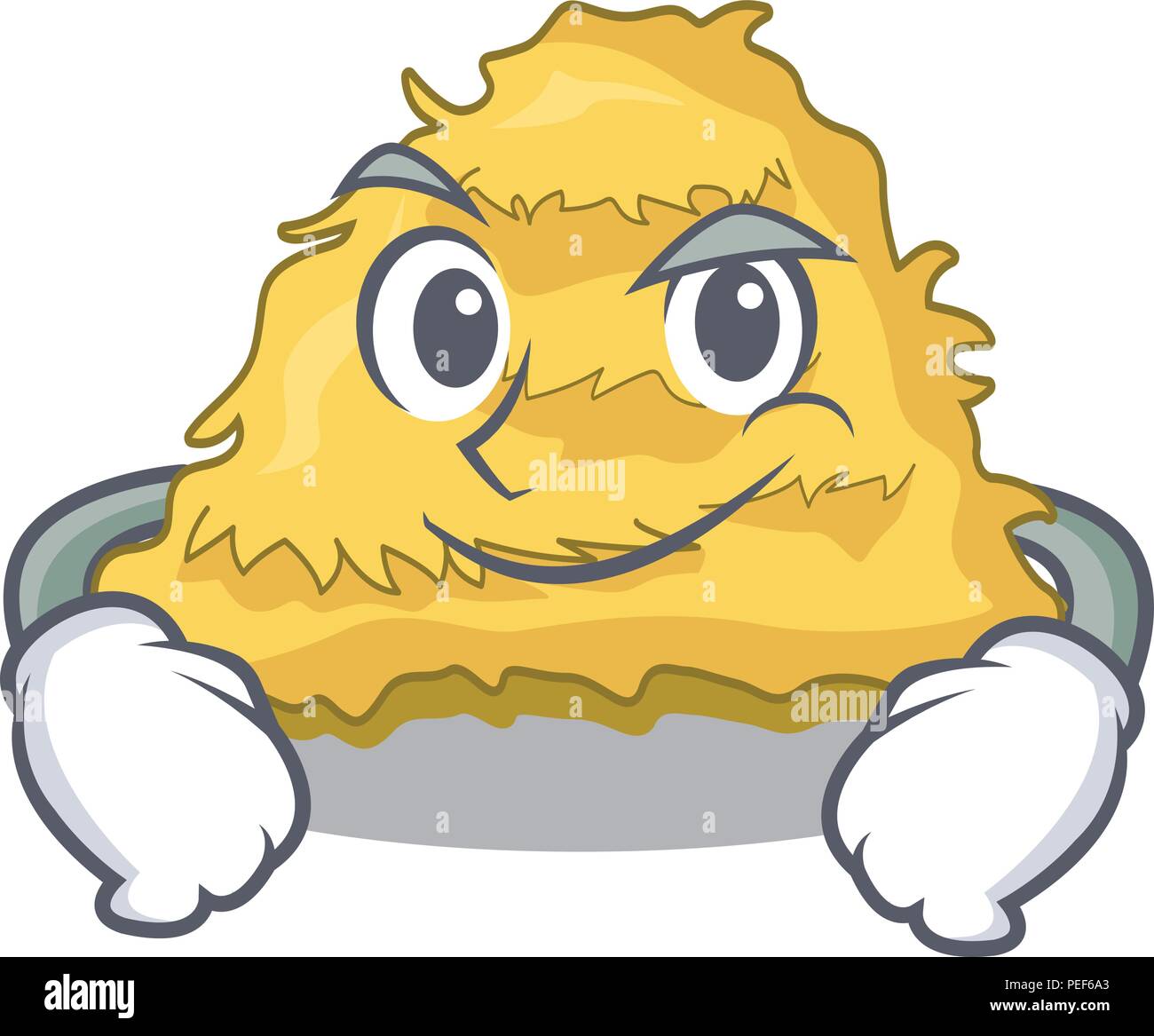 Smirking hay bale character cartoon Stock Vector Image & Art - Alamy