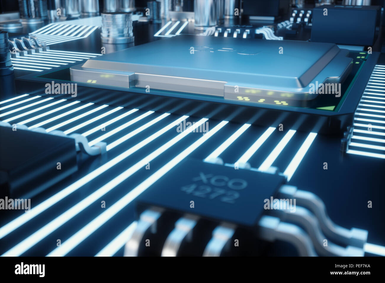 Circuit Board Technology Background Central Computer Processors Cpu Concept Motherboard