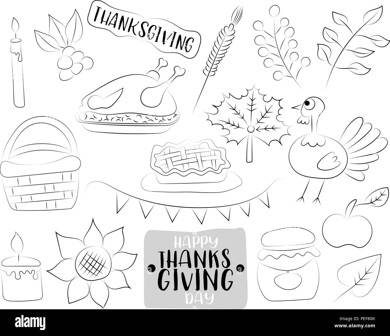 Happy Thanksgiving Outline