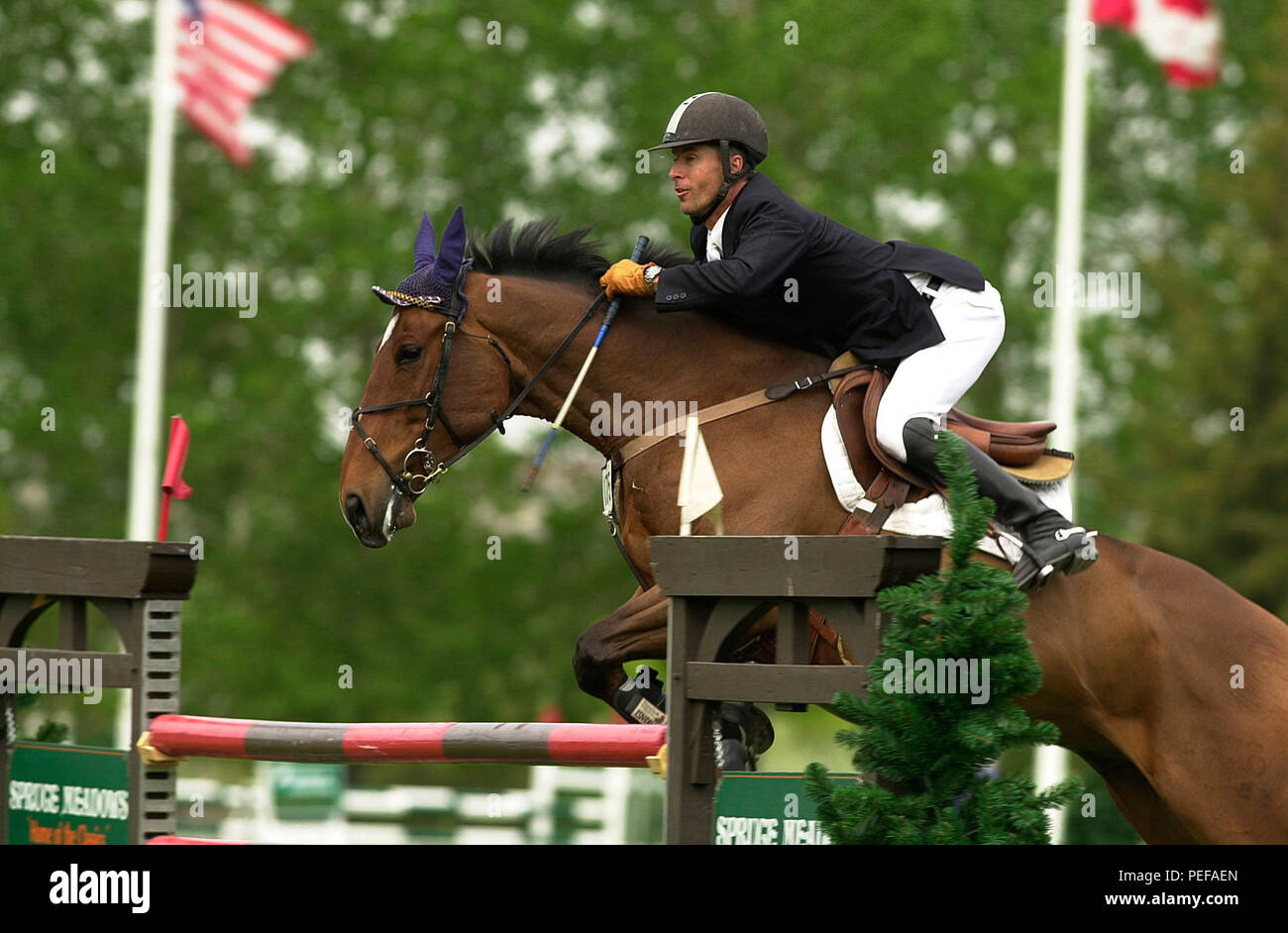The National, Spruce Meadows, June 2003, Dow Chemicals Richard Spooner ...