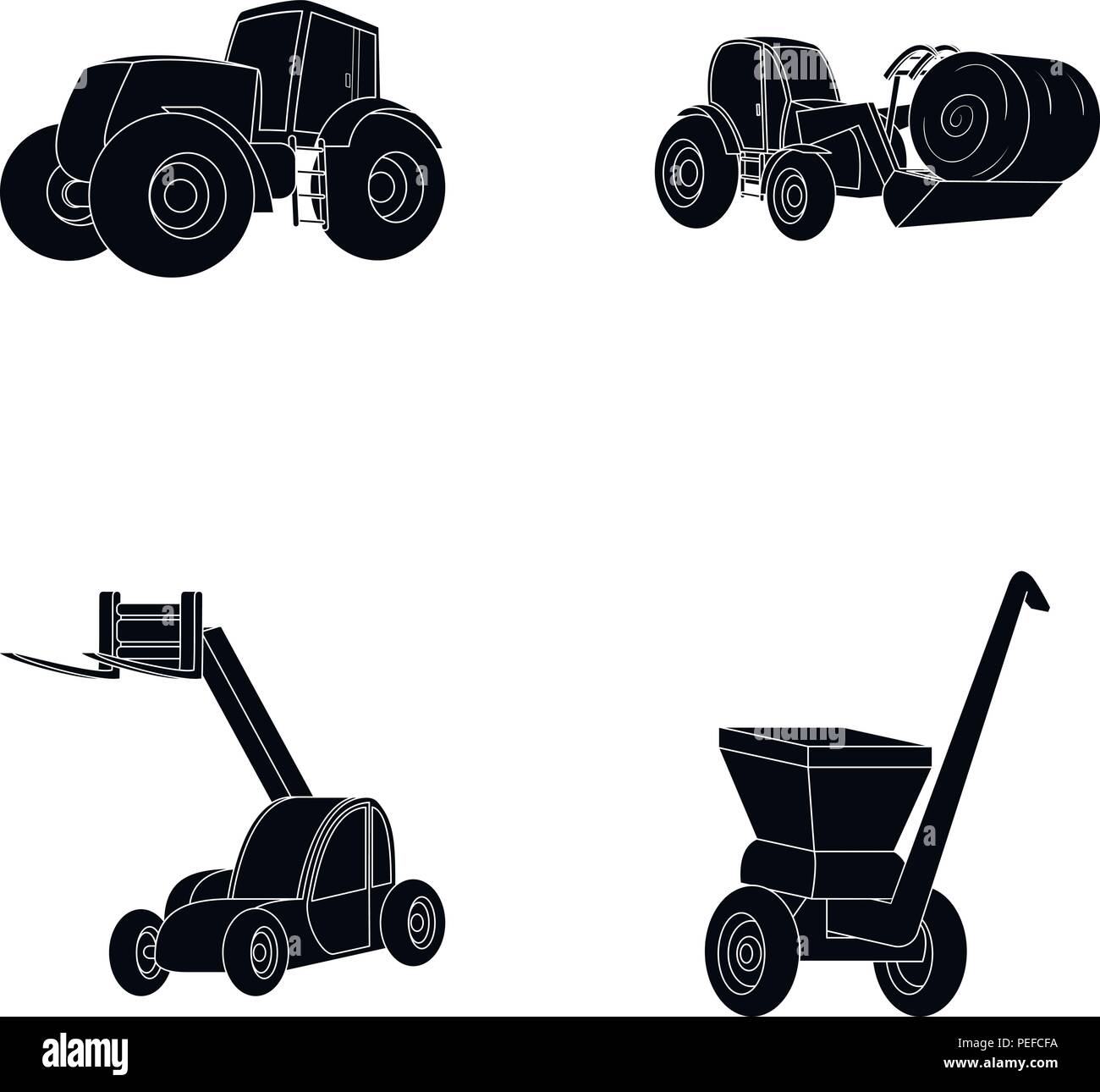 adaptation,agricultural,bale,black,collection,crop,equipment,farm,field ...
