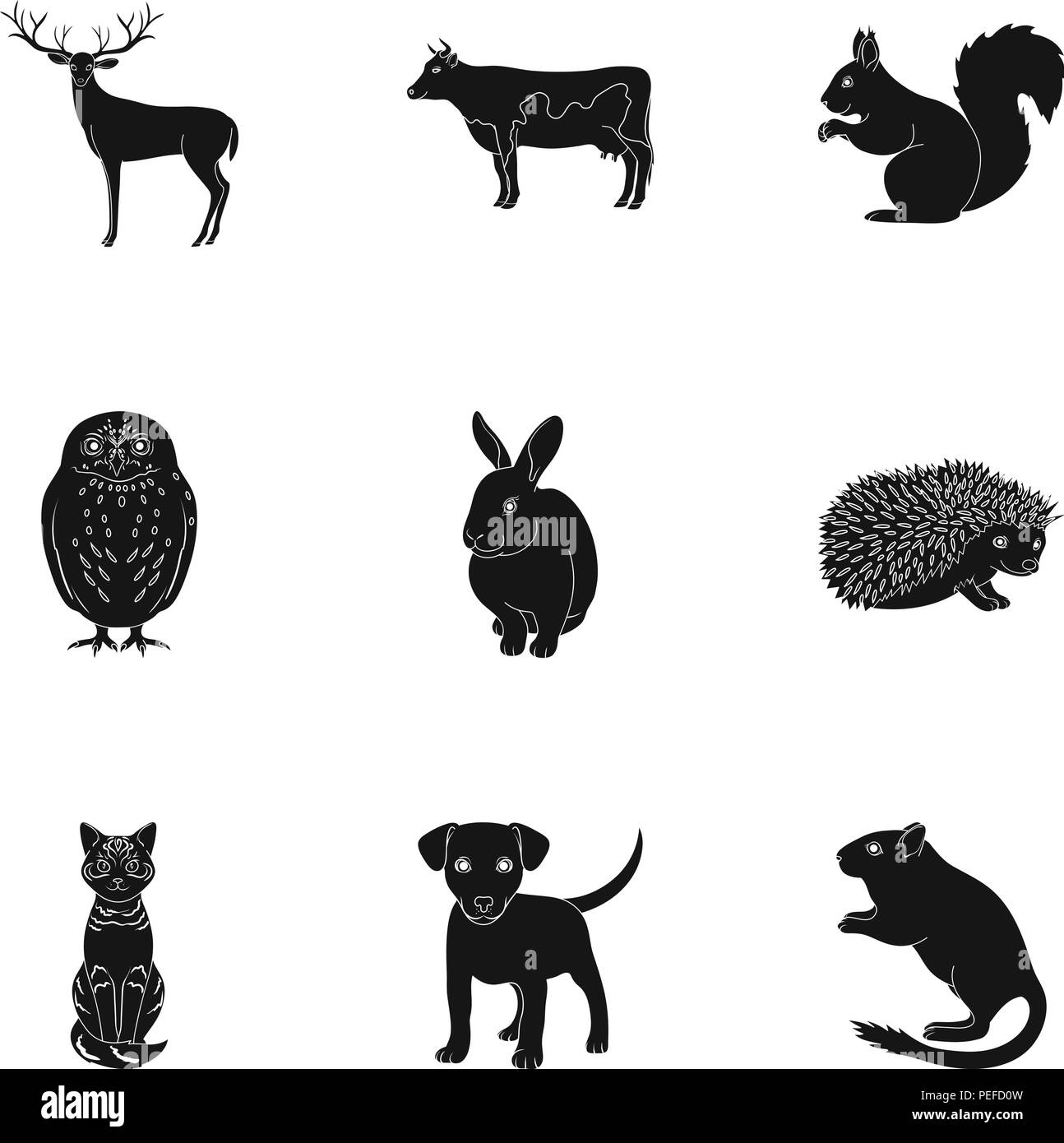 Gerbil logo vector hi-res stock photography and images - Alamy