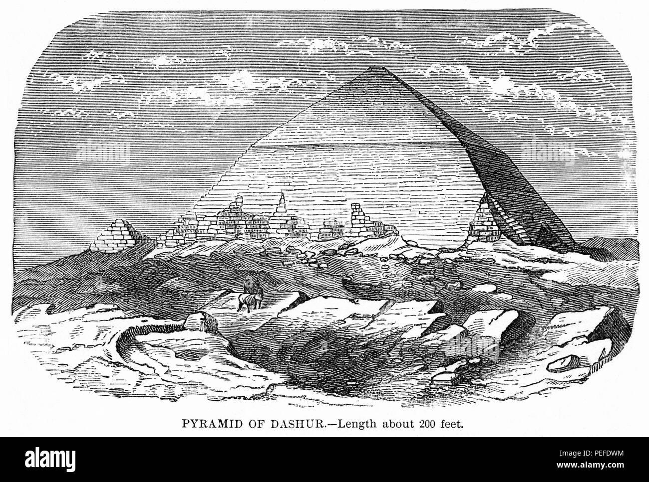 Dashur pyramid Black and White Stock Photos & Images - Alamy