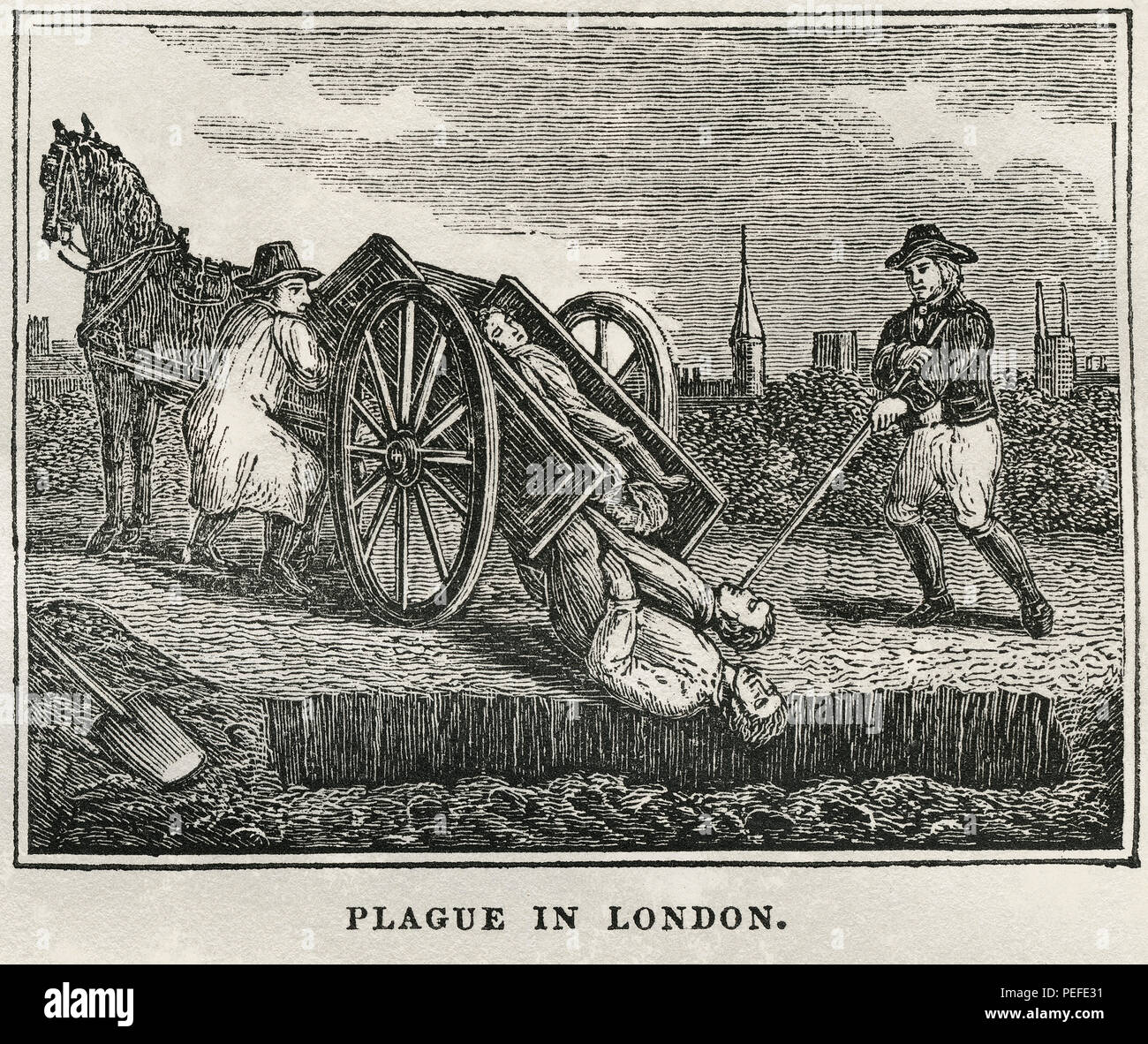 Black death plague illustration hi-res stock photography and images - Alamy
