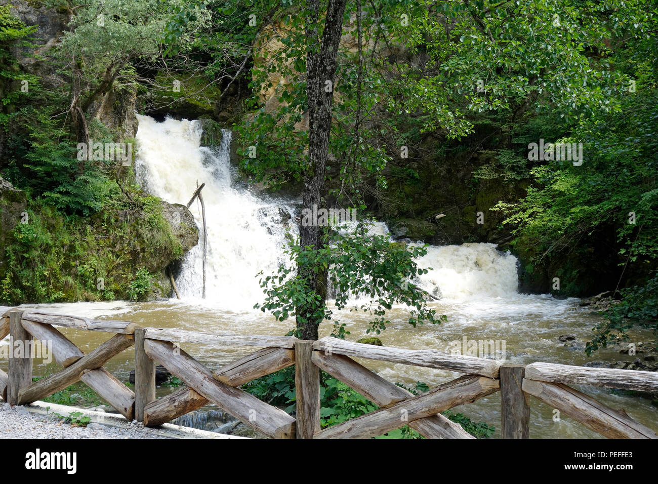 Waterfall slap slovenia water flow hi-res stock photography and images ...