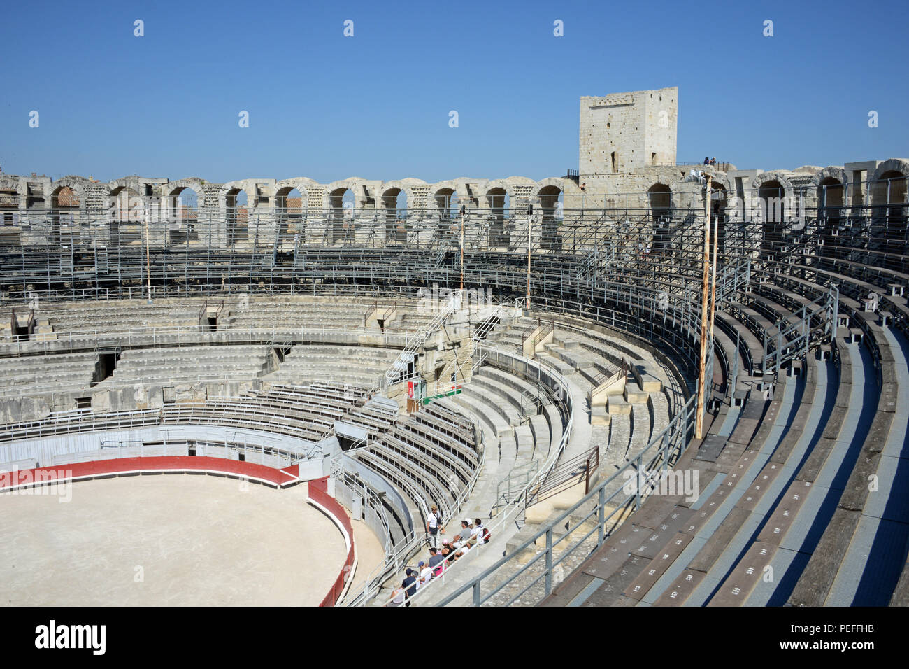 The Roman arena, Arles, south of France Stock Photo - Alamy