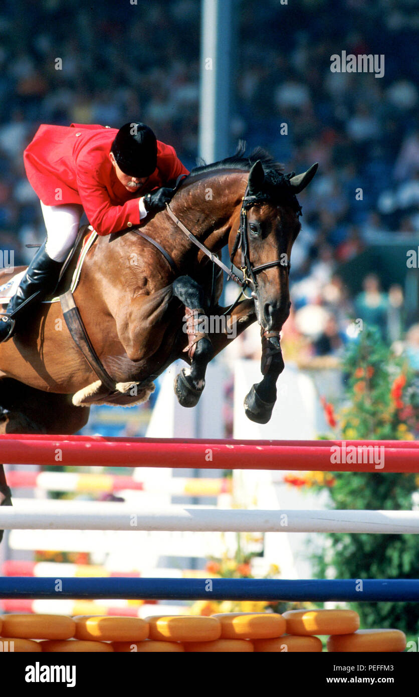 World Equestrian Games, The Hague, 1994, Alfonso Romo (MEX) riding ...