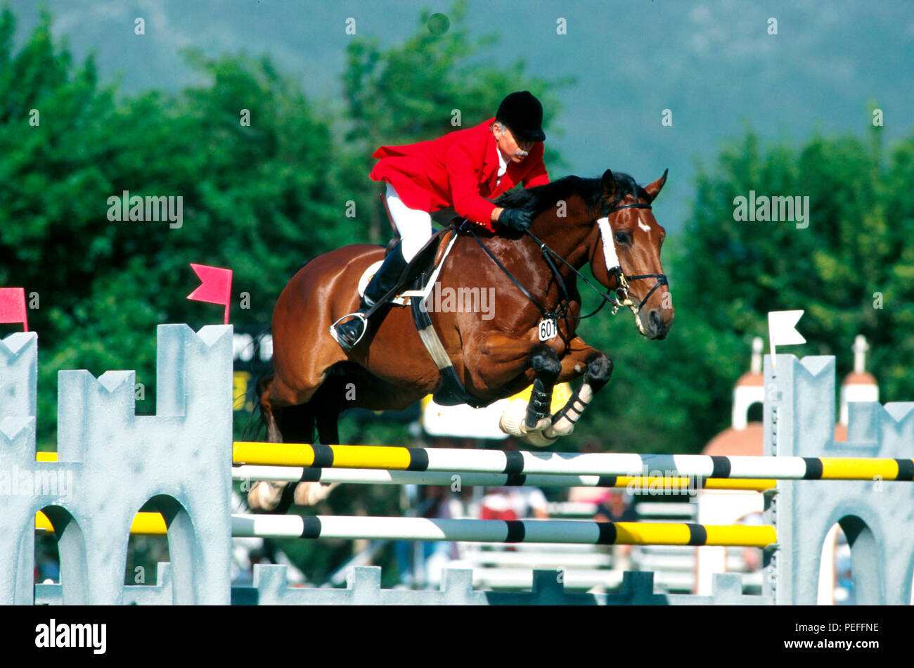 CSI Monterrey April 1997, Alfonso Romo (MEX) riding Borsalino La Silla ...