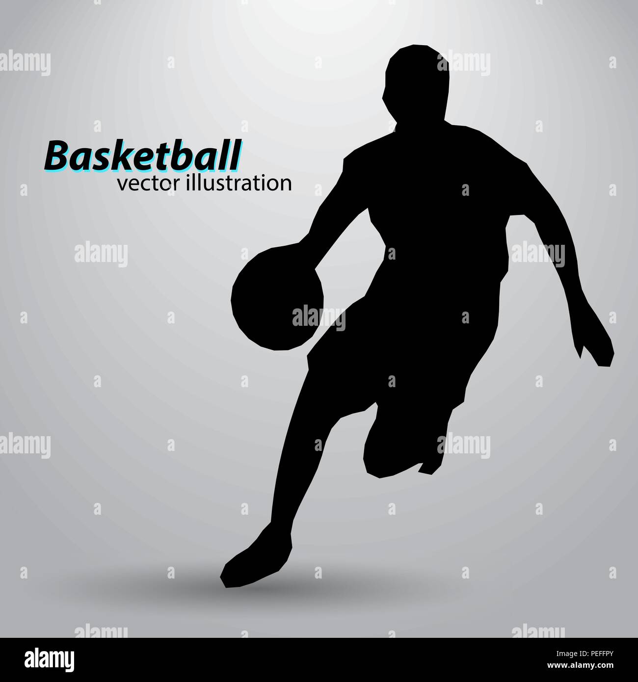 Basketball player silhouette hi-res stock photography and images - Alamy