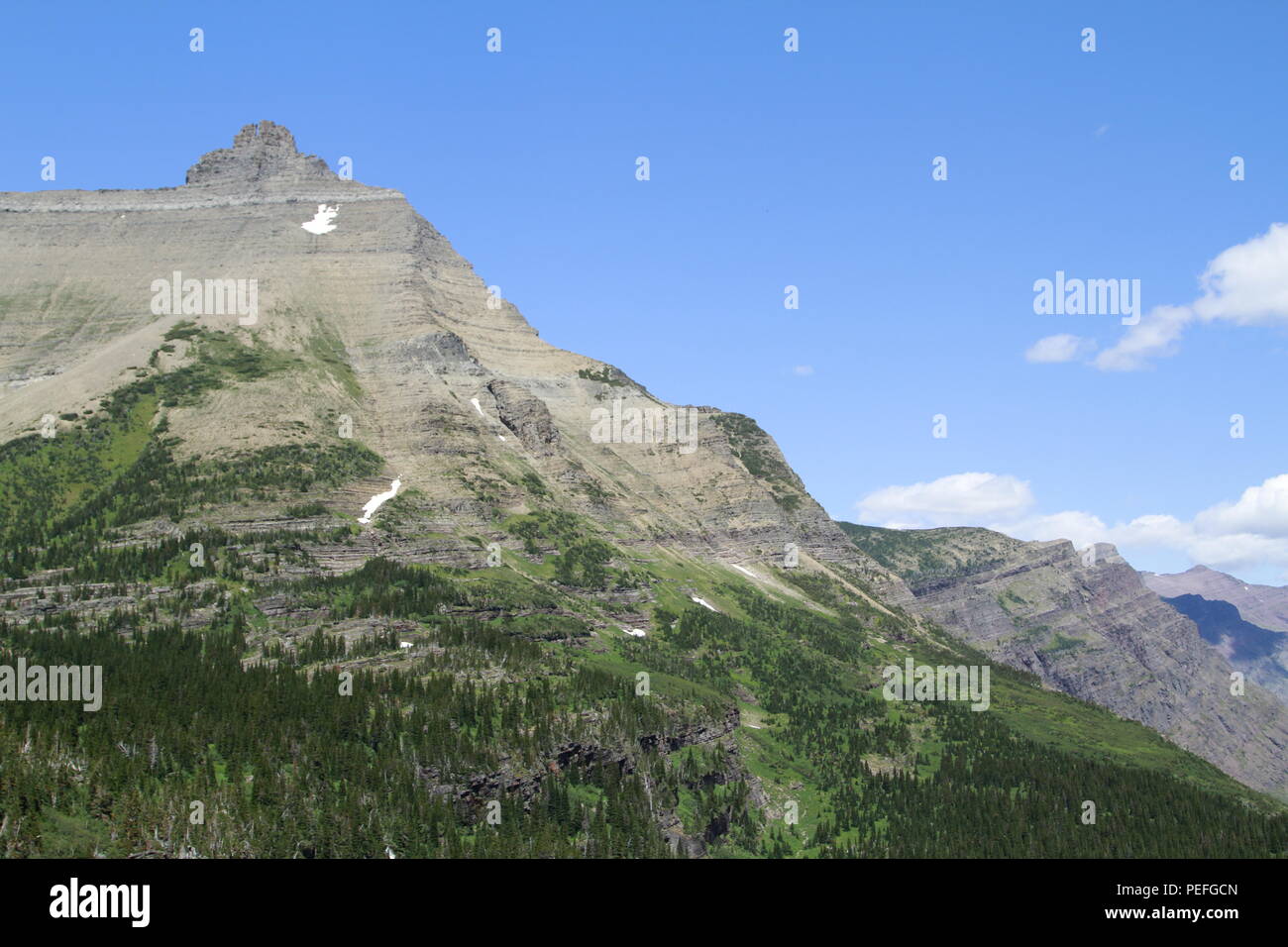 Split Mountain, Glacier National Park, Montana, USA Stock Photo - Alamy