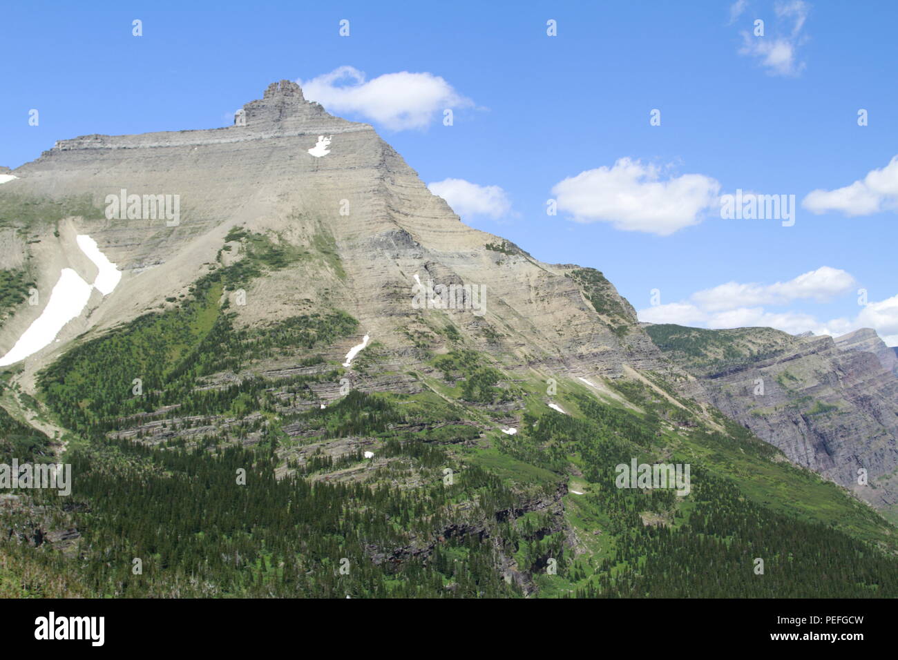 Split Mountain, Glacier National Park, Montana, USA Stock Photo - Alamy