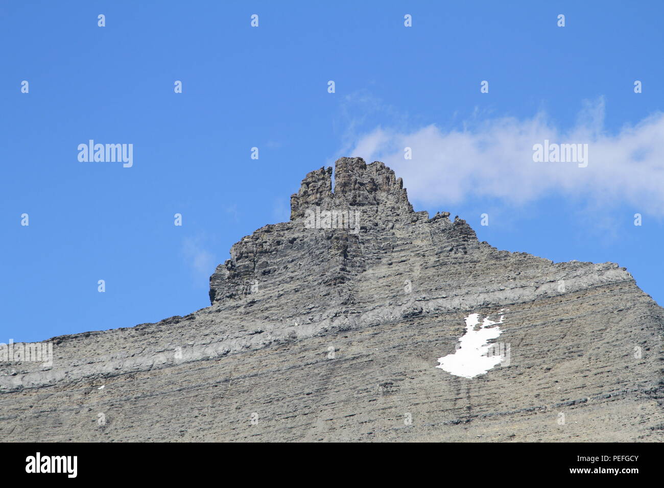 Split Mountain, Glacier National Park, Montana, USA Stock Photo - Alamy