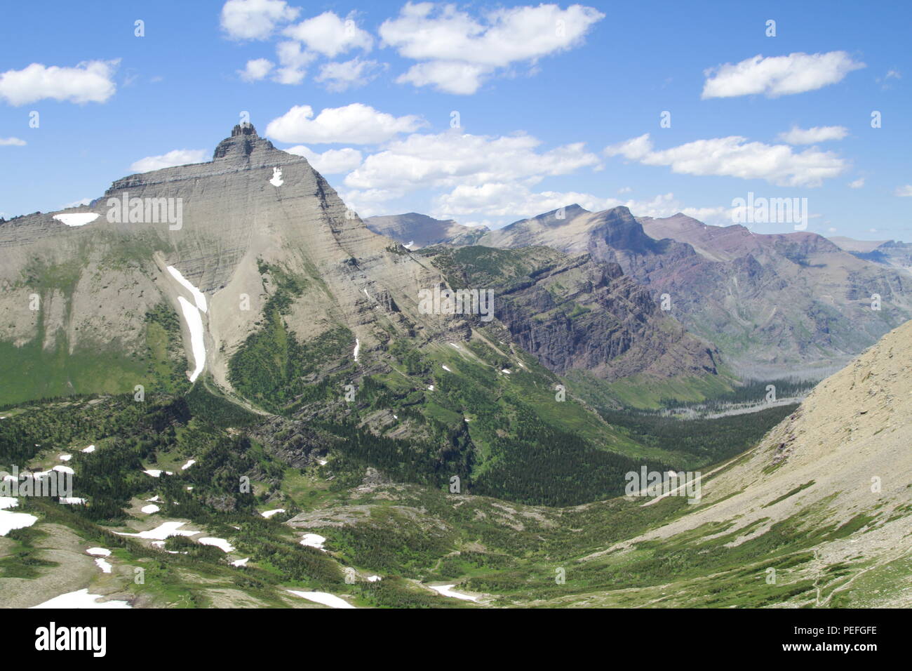 Split Mountain, Glacier National Park, Montana, USA Stock Photo - Alamy