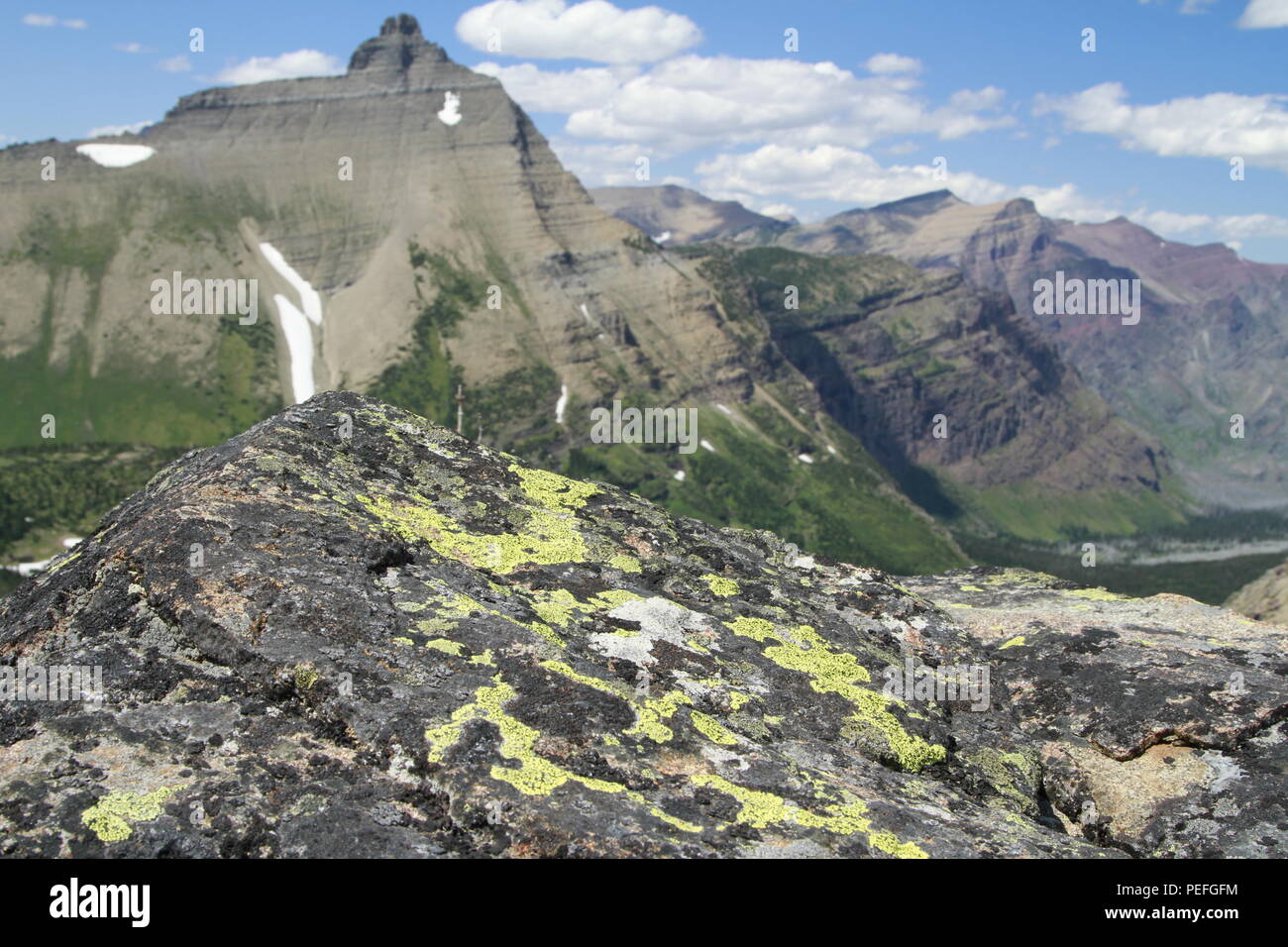 Split Mountain, Glacier National Park, Montana, USA Stock Photo - Alamy