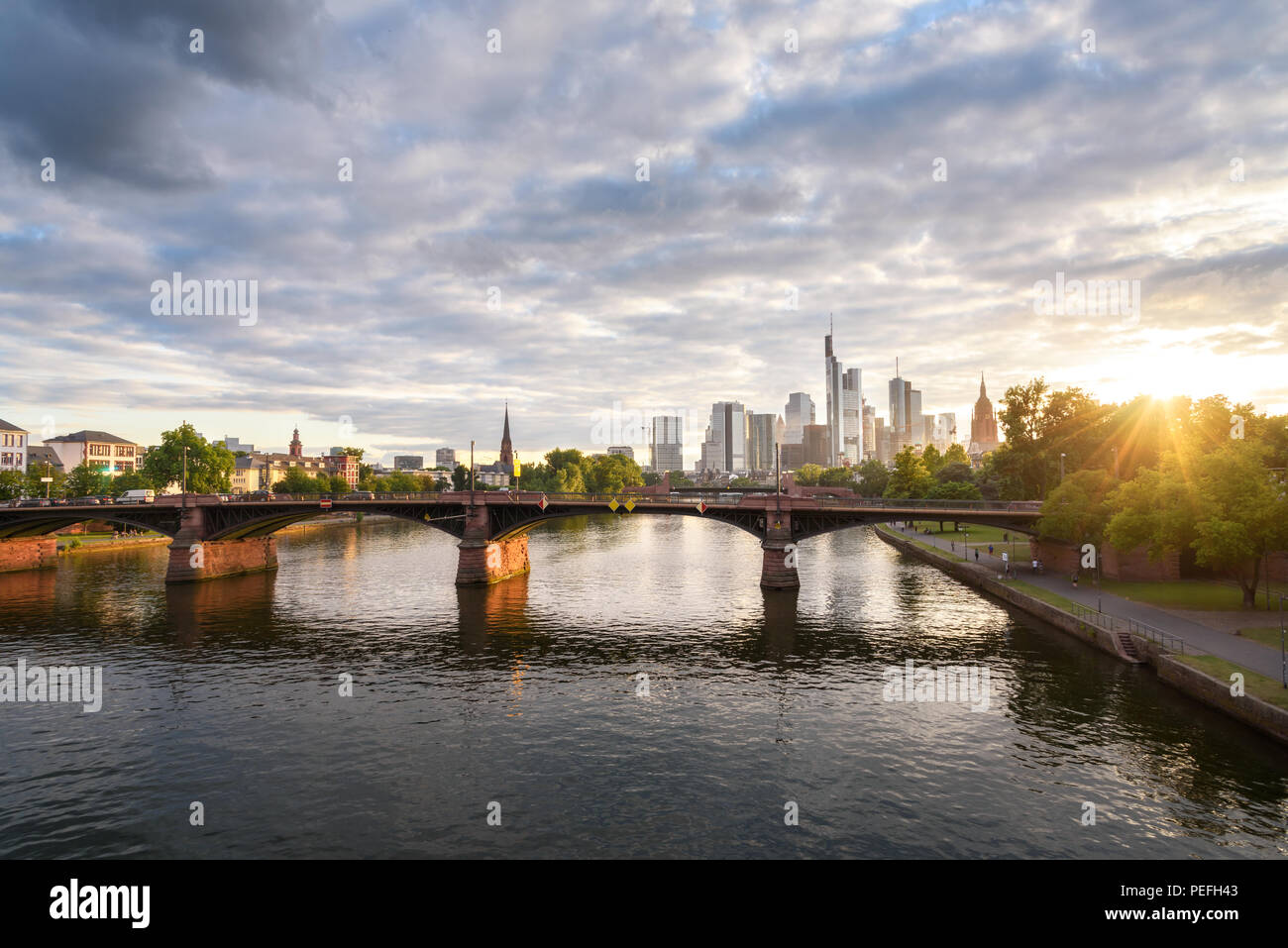 Frankfurt, a central German city on the river Main, is a major ...
