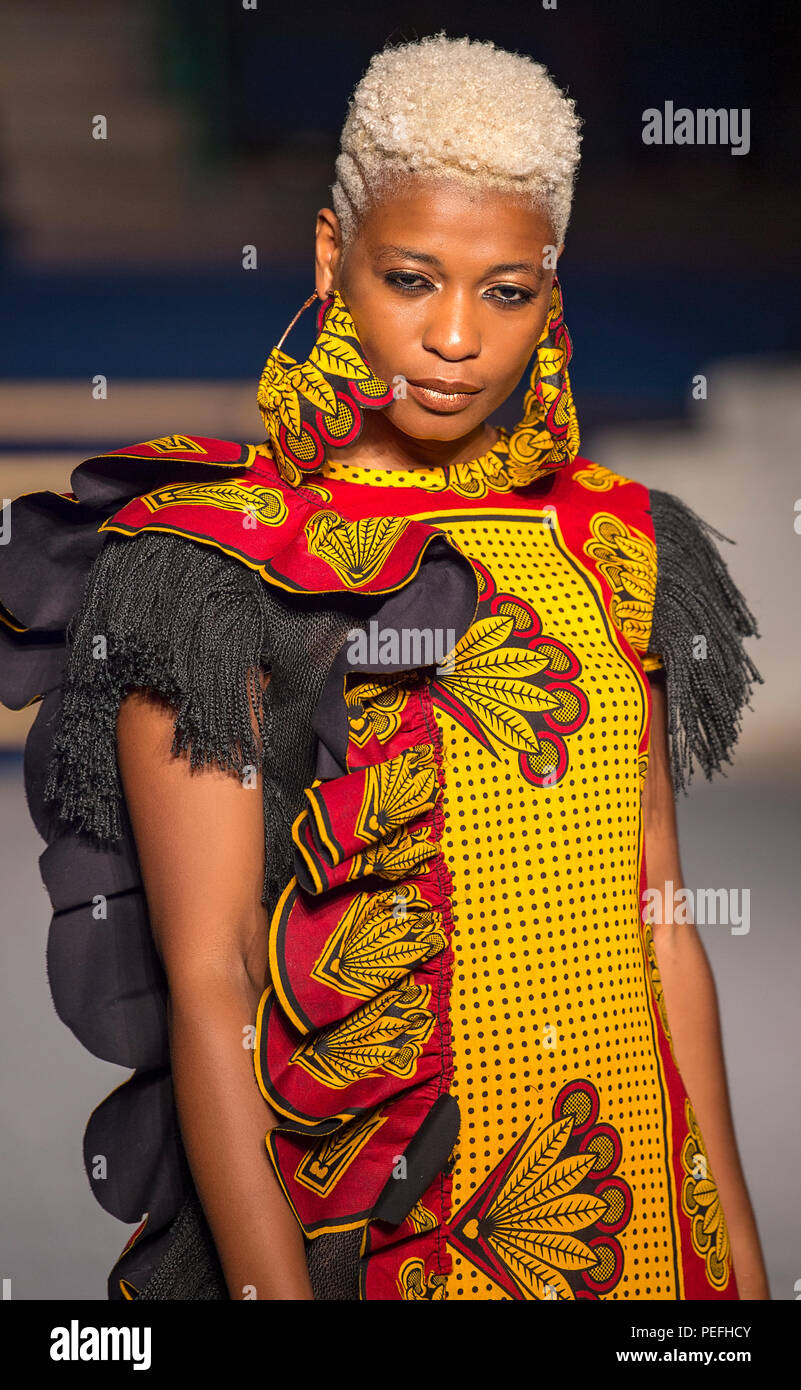 Africa Fashion Show 2018. Model images taken from press pit by ...