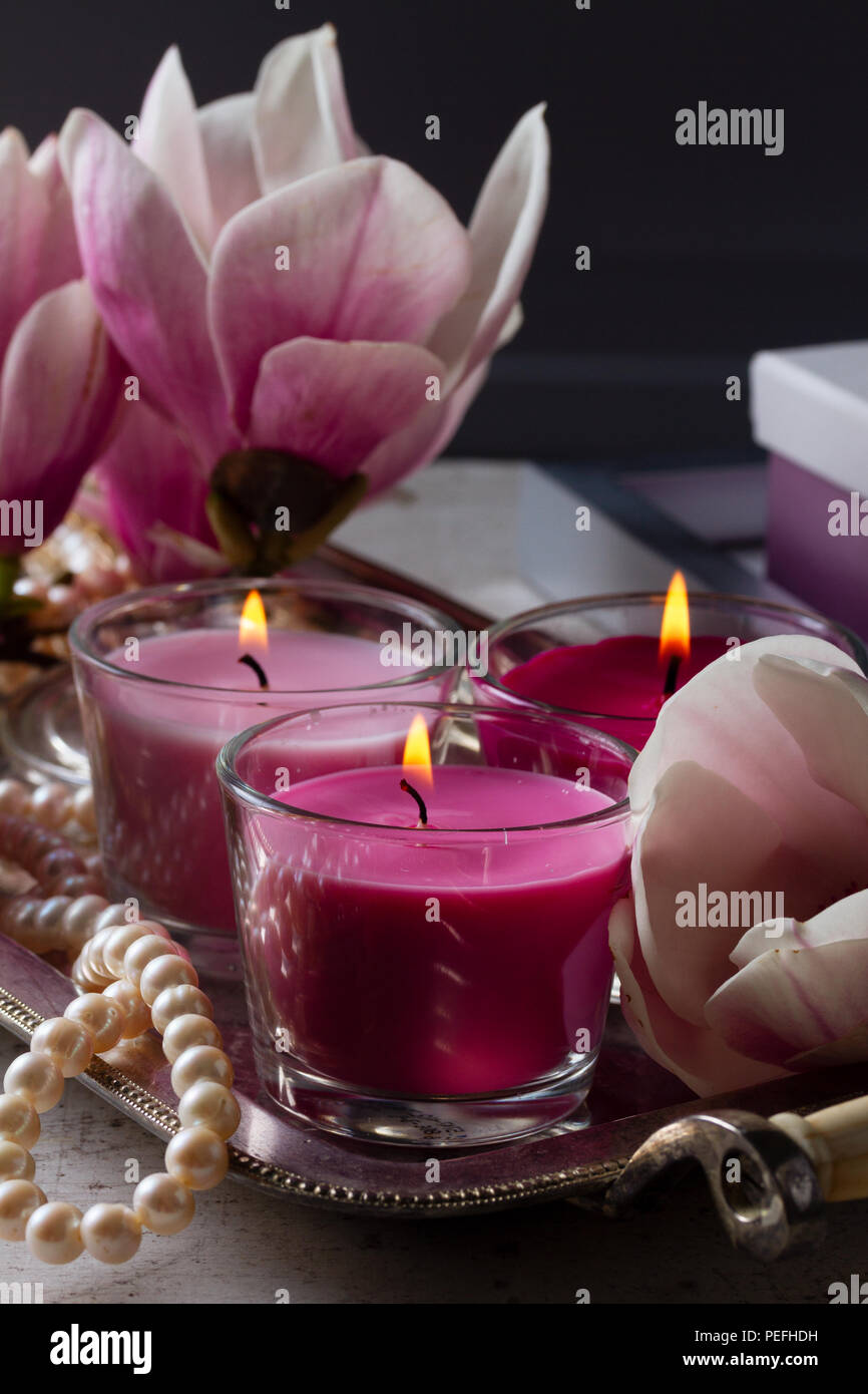 Natural eco home decor Stock Photo - Alamy