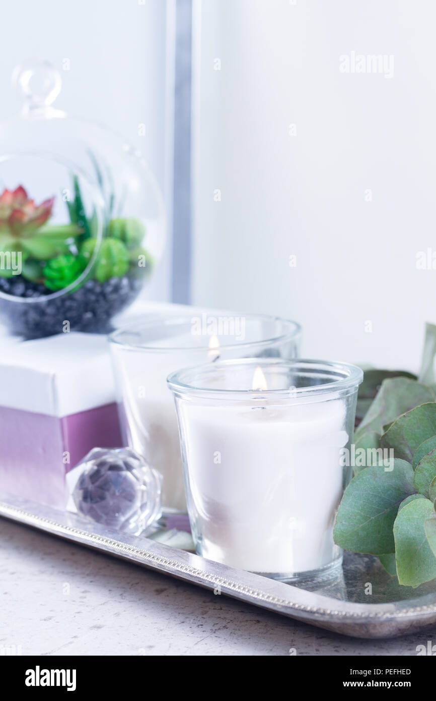 Natural eco home decor Stock Photo - Alamy