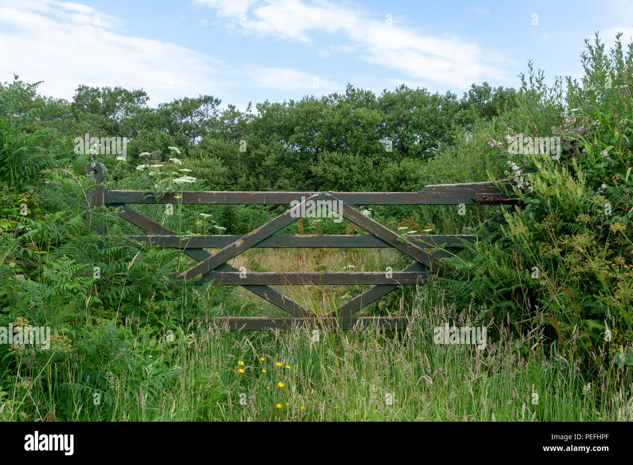 Gateway gate post gates hi-res stock photography and images - Alamy