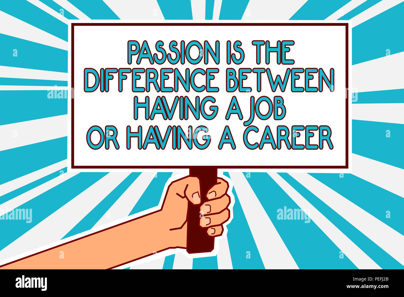 Conceptual hand writing showing Passion Is The Difference Between ...