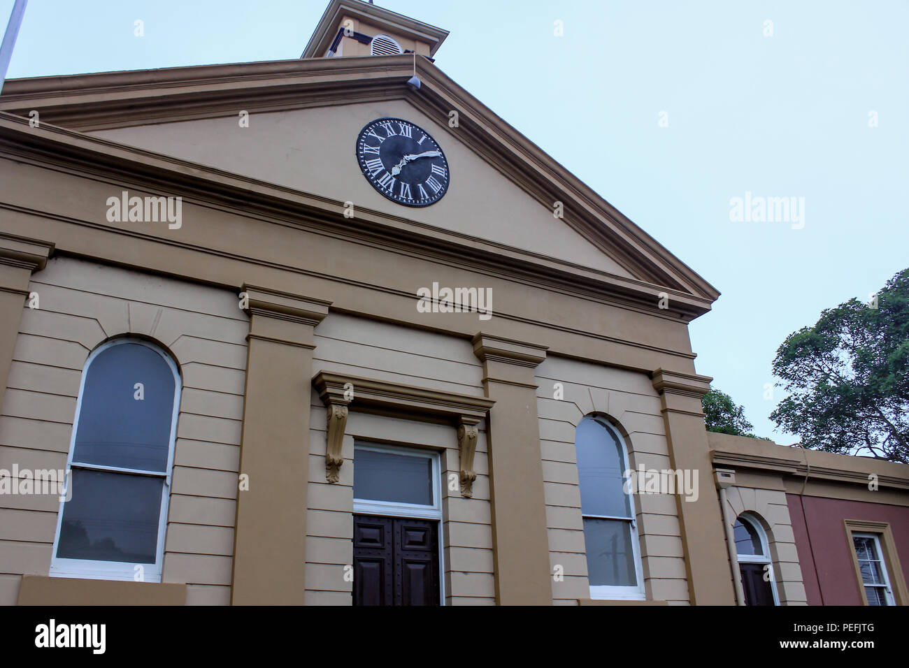 old stone building on country street Stock Photo - Alamy