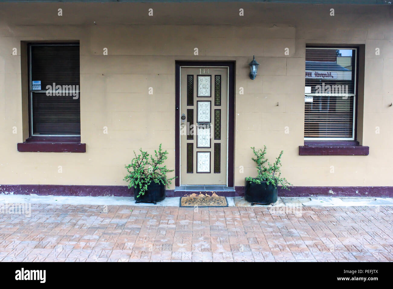 old stone building on country street Stock Photo - Alamy