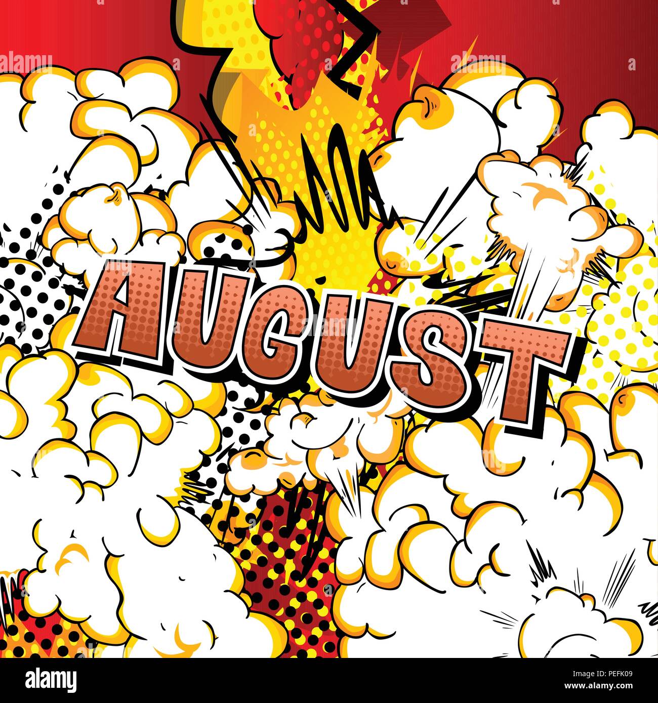 August word Stock Vector Images - Alamy