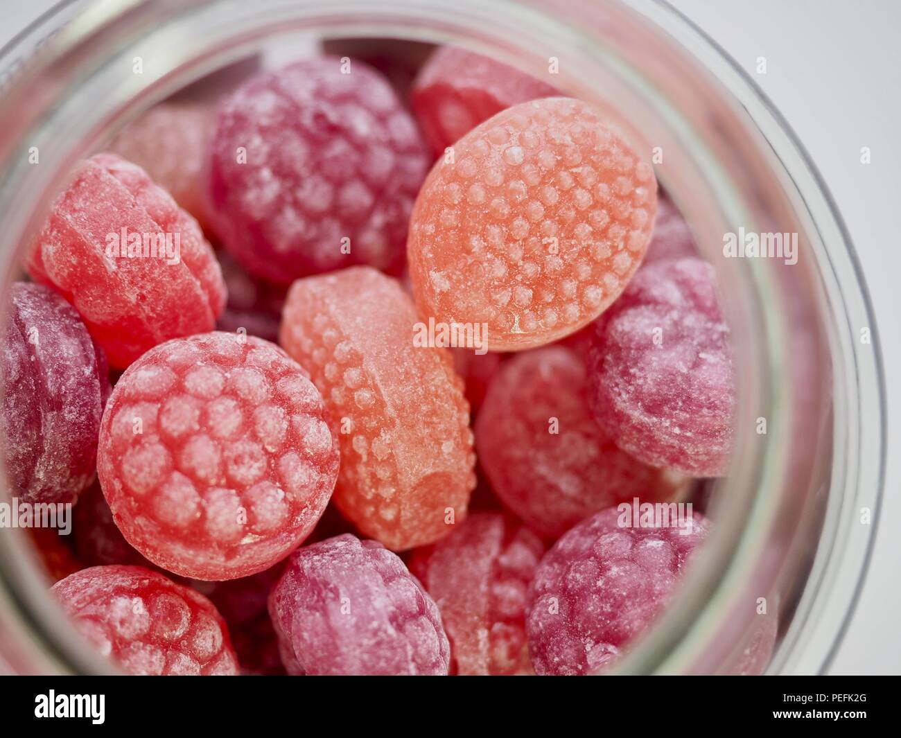 Fruit flavor candy, Raspberry, strawberry candy Stock Photo - Alamy