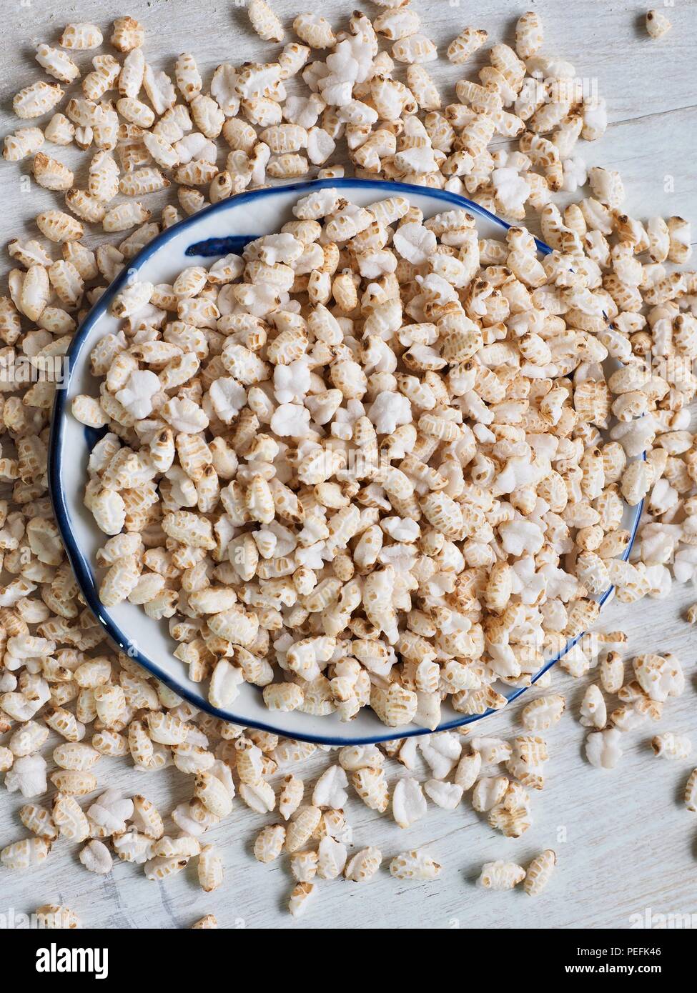 Korean Cookies Puffed rice, Brown rice Stock Photo - Alamy