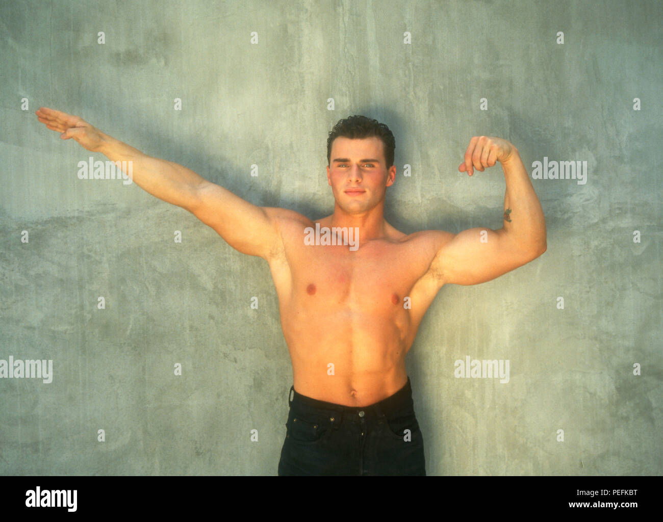 LOS ANGELES, CA - JUNE 21: (EXCLUSIVE) Actor/model Peter Simec poses ...